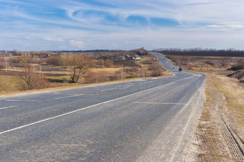 Highway through rural area stock image. Image of classic - 52154403