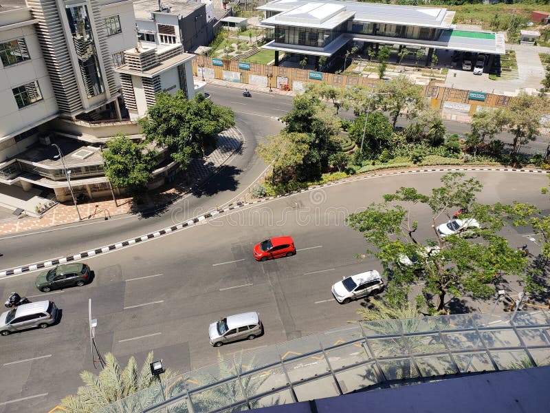 Highway Seen from the Top of Building Editorial Photo - Image of ...