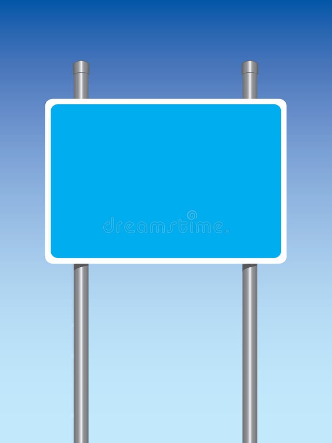 Blank Blue Highway Sign Stock Illustrations – 2,658 Blank Blue Highway ...