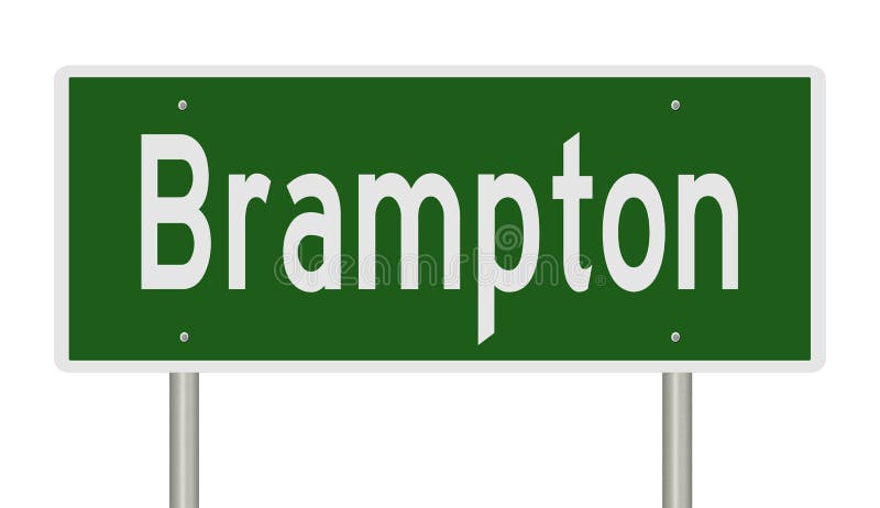 Canada, Brampton Architecture Line Skyline Illustration. Linear Vector ...