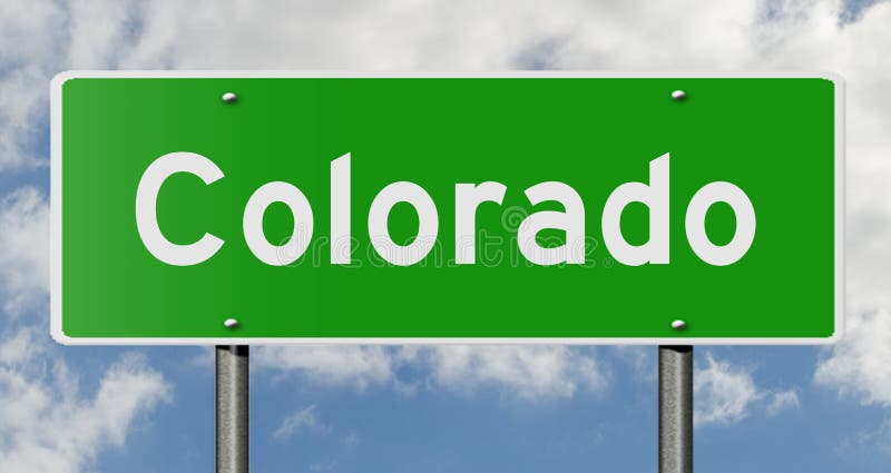 Sign For Colorado Trail, Rocky Mountains, Colorado Stock Image - Image ...