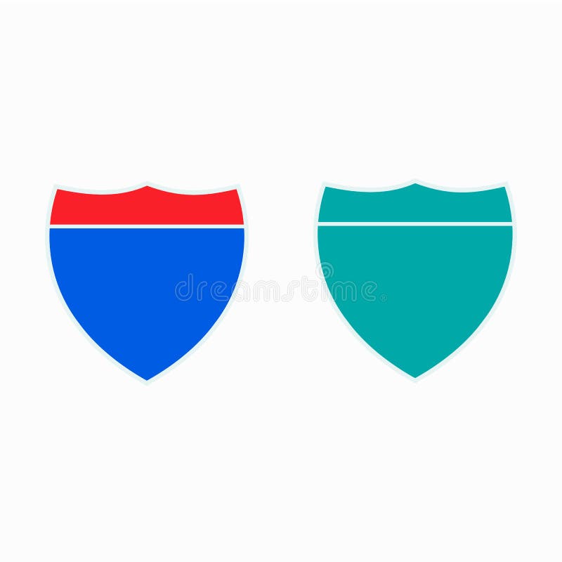 Highway sign icon stock illustration. Illustration of indicating ...