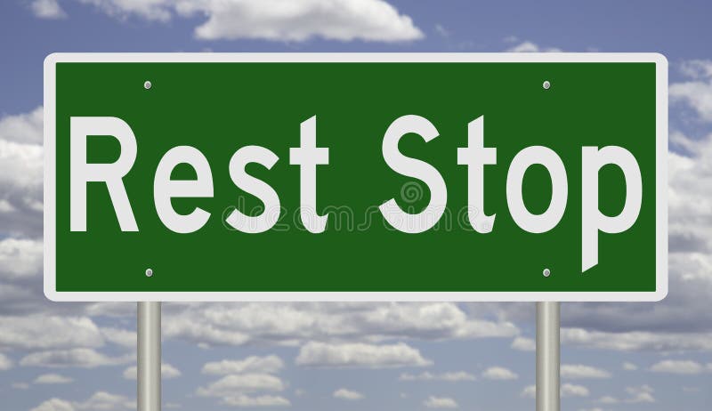 Stop and rest stock illustration. Illustration of outdoors - 16486179