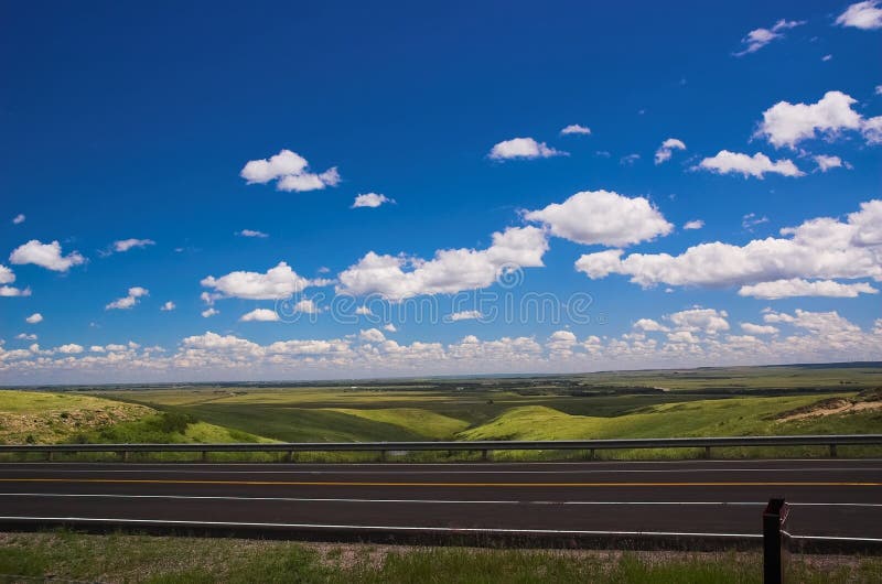 Highway and Sky stock image. Image of america, highway - 1733521