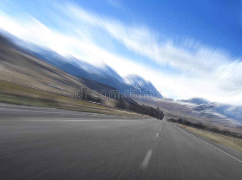 Highway speed stock image. Image of lines, field, auto - 5018875