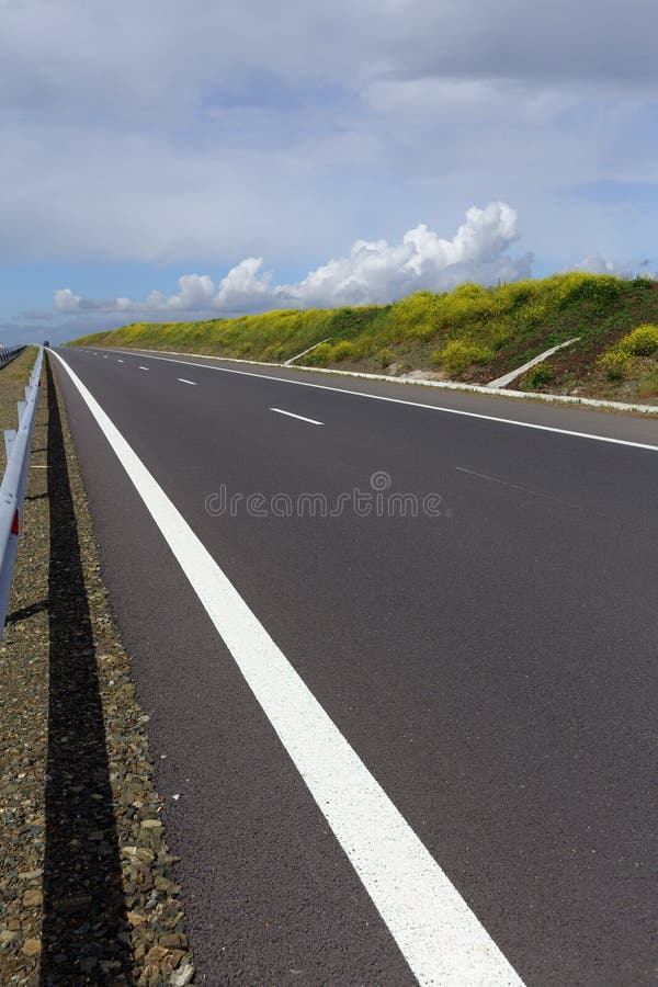 Highway in spring stock image. Image of view, transport - 40891291