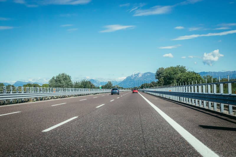 Highway on a Sunny Summer Day, Travelling Stock Photo - Image of space ...