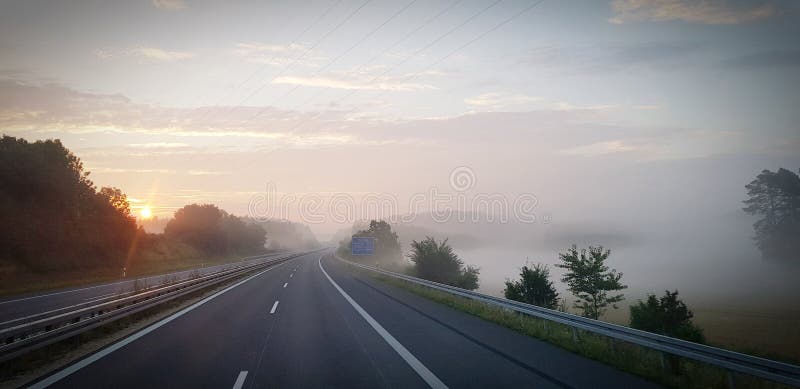 Highway to cloud 9 stock photo. Image of asphalt, hill - 222780270