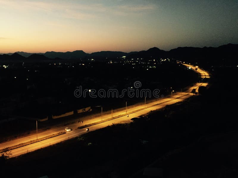 Highway At Sunset Picture. Image: 82990308