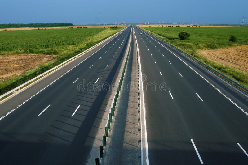 Highway seen from above stock image. Image of highways - 65718409