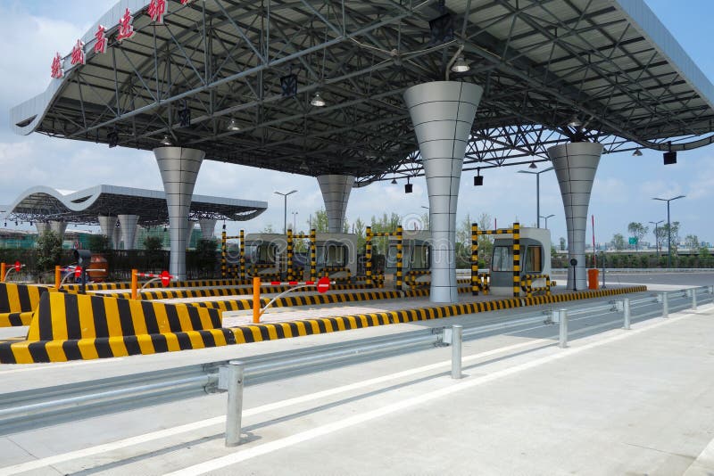 Highway toll station stock photo. Image of expressway - 33143944