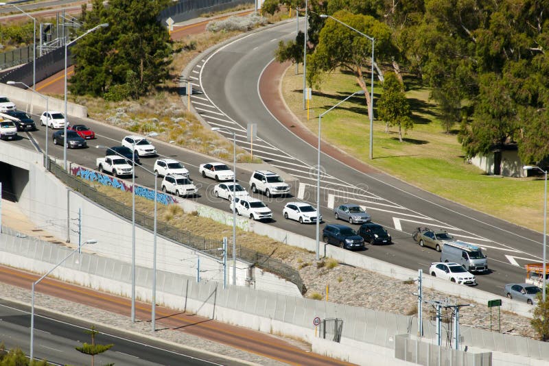 Highway Traffic stock image. Image of perth, australia - 108499041