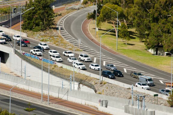 Highway Traffic stock image. Image of perth, australia - 108499041