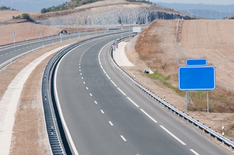 Highway under construction stock photo. Image of journey - 16610364