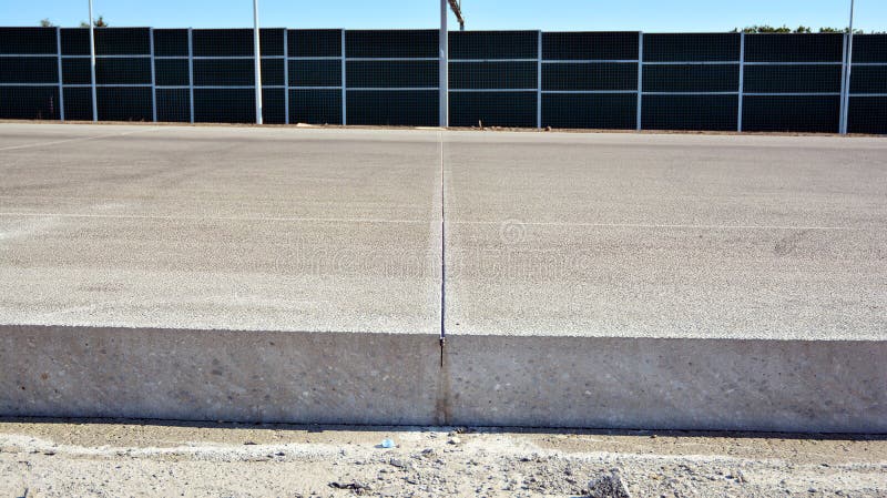 Highway Under Construction - Close Up of a Surface Stock Image - Image ...