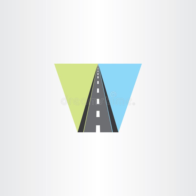 Highway Vector Icon Illustration Logo Sign Stock Vector - Illustration ...