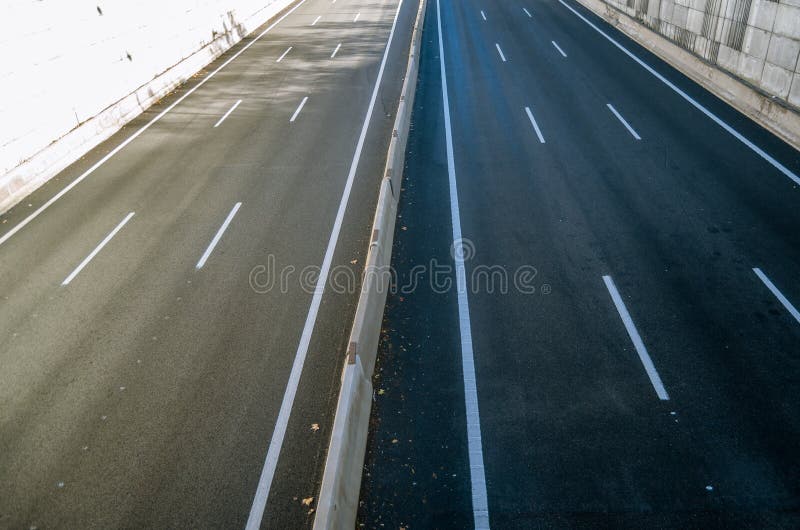 Highway view from above stock image. Image of street - 269003375