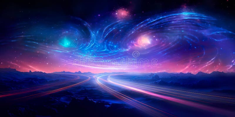 Highway Winding through Space, Connecting Distant Star Systems and ...