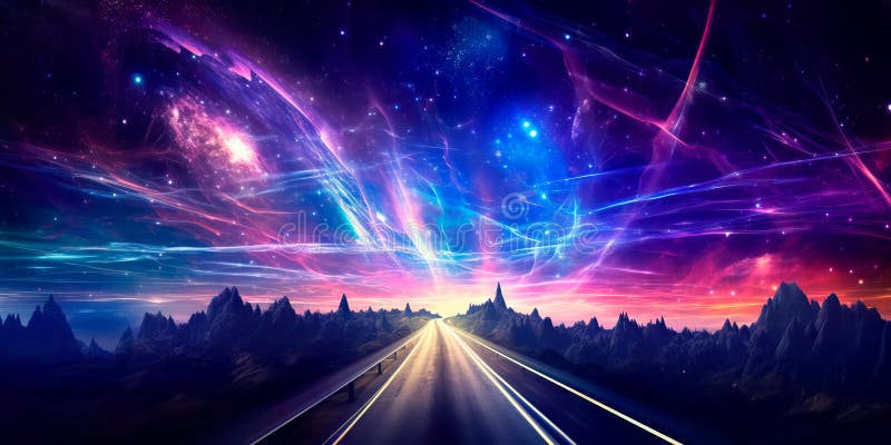 Highway Winding through Space, Connecting Distant Star Systems and ...