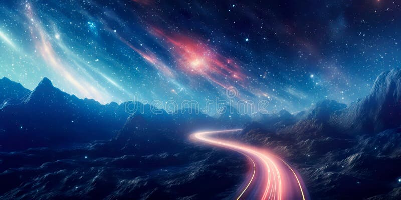 Highway Winding through Space, Connecting Distant Star Systems and ...