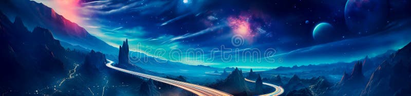 Highway Winding through Space, Connecting Distant Star Systems and ...