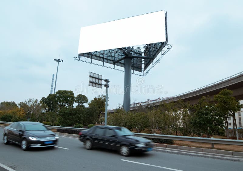 Highways and billboards stock image. Image of road, china - 20080031