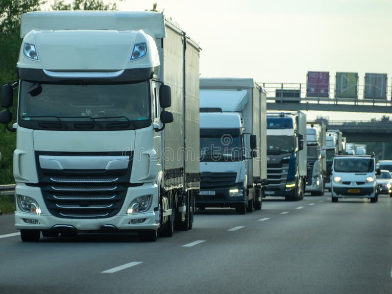 Highways are Congested with Traffic. Stock Photo - Image of shipping ...