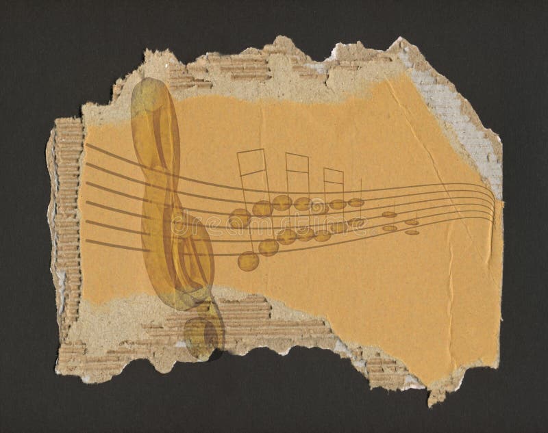 Hign key and notes stock illustration. Illustration of background - 7470236