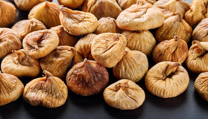 Higos Secos Naturales. Higos Secos Al Sol Como Fondo Stock de ...