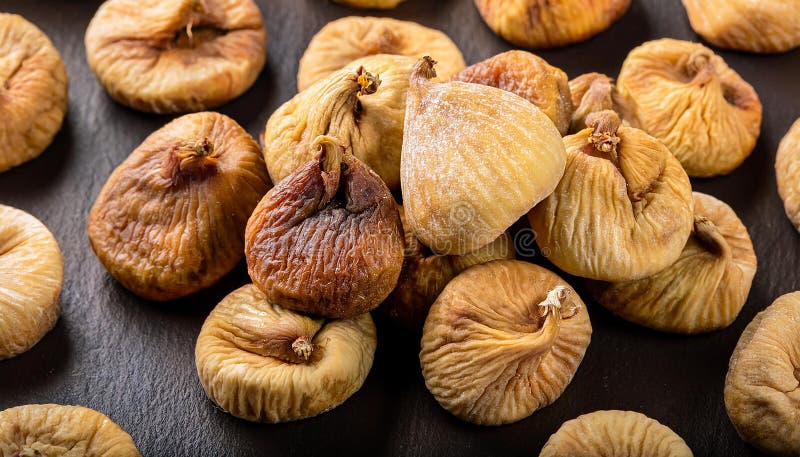 Higos Secos Naturales. Higos Secos Al Sol Como Fondo Stock de ...