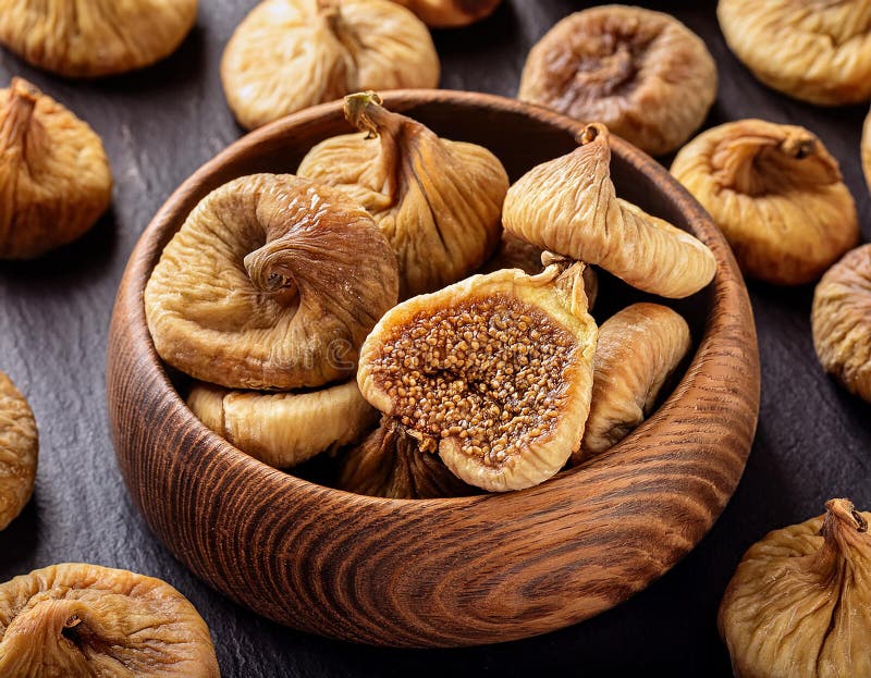 Higos Secos Naturales. Higos Secos Al Sol Como Fondo Stock de ...