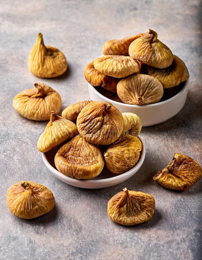 Higos Secos Naturales. Higos Secos Al Sol Como Fondo Stock de ...