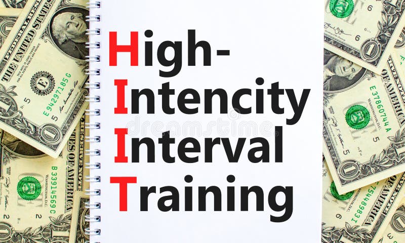 HIIT High-intensity Interval Training Symbol. Concept Words HIIT High ...