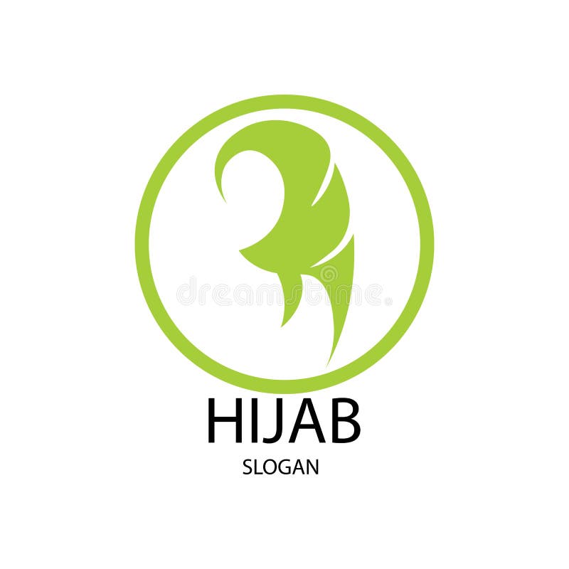 Hijab logo vector stock vector. Illustration of hijab - 174361733