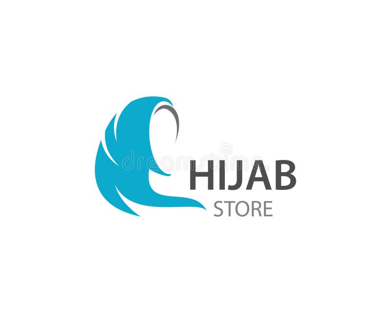Hijab logo vector stock vector. Illustration of female - 144266908