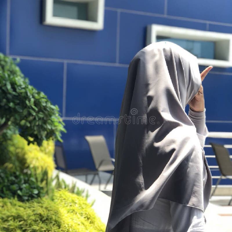 Hijab is a Protective Crown for Muslim Women in the World Stock Image ...