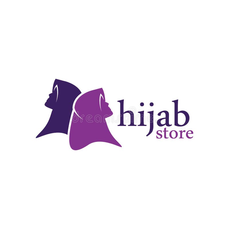 Hijab Store Logo, Muslim Arabic Stock Vector - Illustration of brand ...