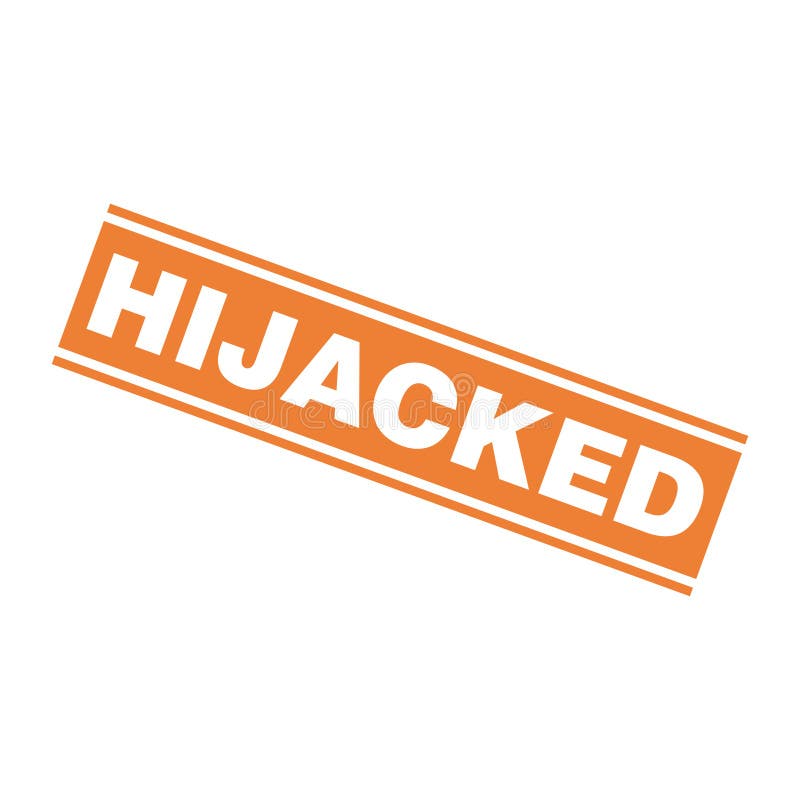 Hijacked Letter Rubber Stamp Vector Design Template Stock Vector ...