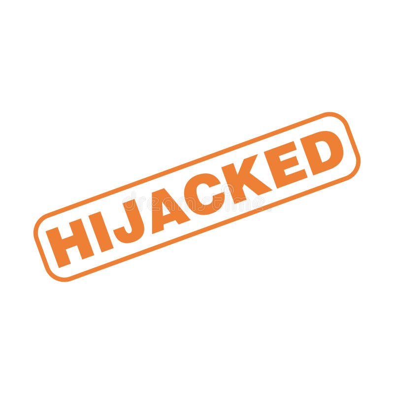 Hijacked Letter Rubber Stamp Vector Design Template Stock Vector ...