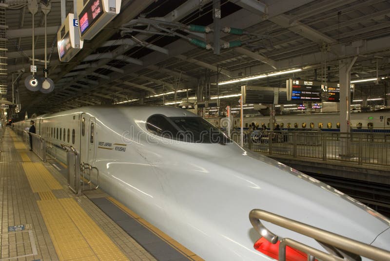 Shinkansen Bullet Train at JR Kyoto Station. Editorial Photography ...