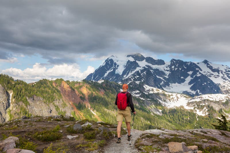 In hike stock photo. Image of climber, happy, path, park - 172058820