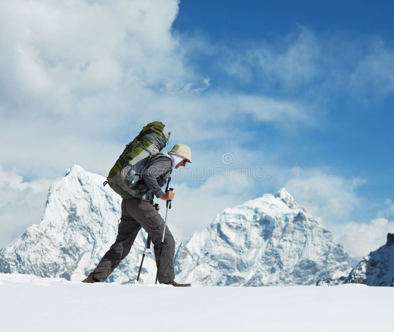 Hike stock photo. Image of trekking, mountaineering, nature - 54174630