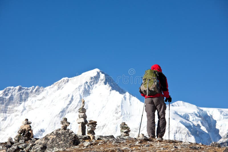 Hike in Himalayan stock photo. Image of freedom, healthy - 54173274