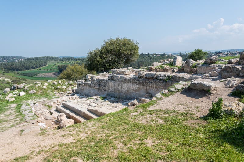 Hike at Midras Ruins stock photo. Image of trees, adulam - 94821048