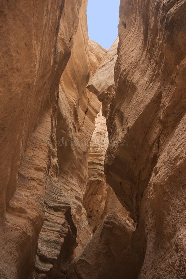 Hike through Tent Rocks National Monument Stock Photo - Image of stone ...