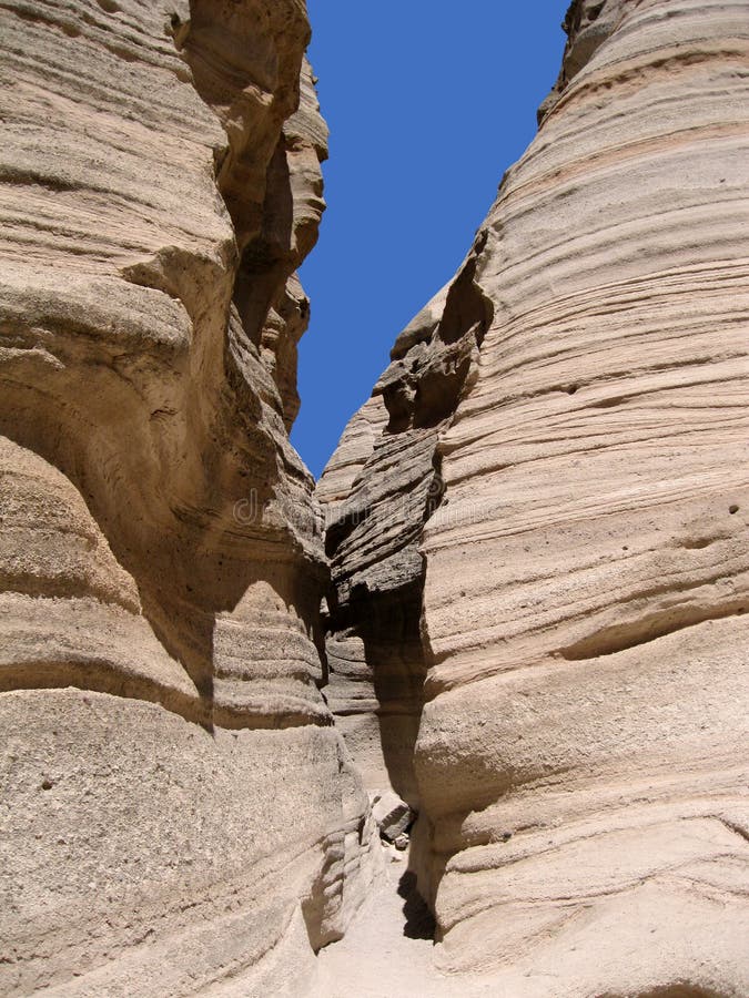 Hike through Tent Rocks National Monument Stock Image - Image of ...