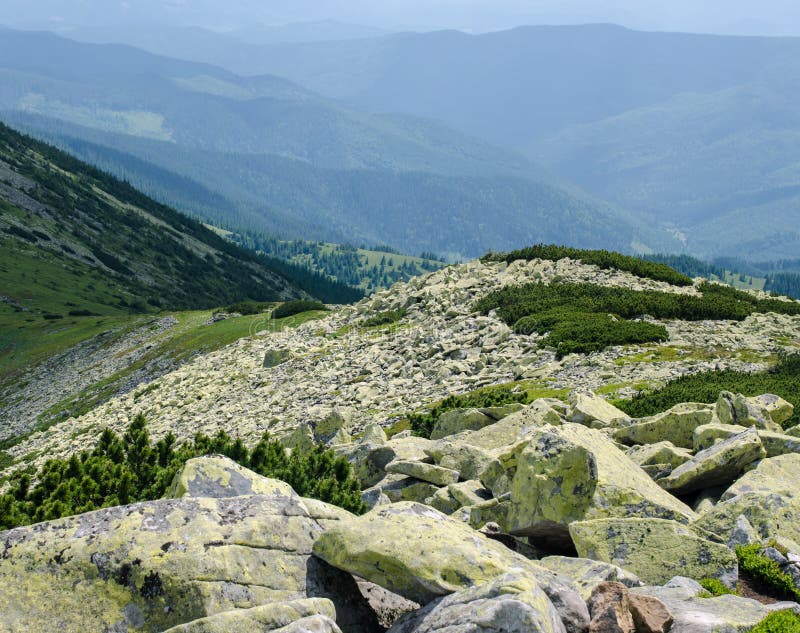 Hike To the High Mountains at the Top Stock Photo - Image of creative ...