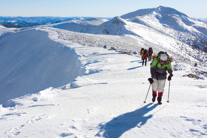 Hiker stock photo. Image of climber, hike, season, cold - 11269738