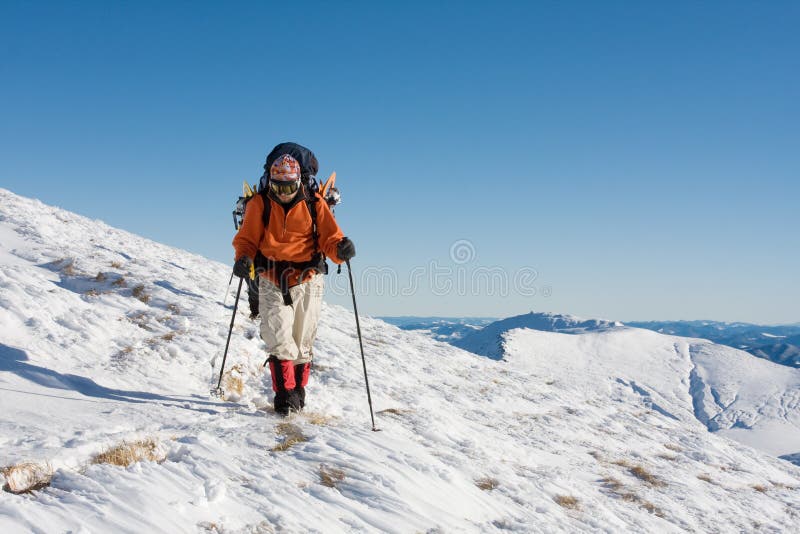 Hiker stock image. Image of equipment, hiker, extreme - 11269837