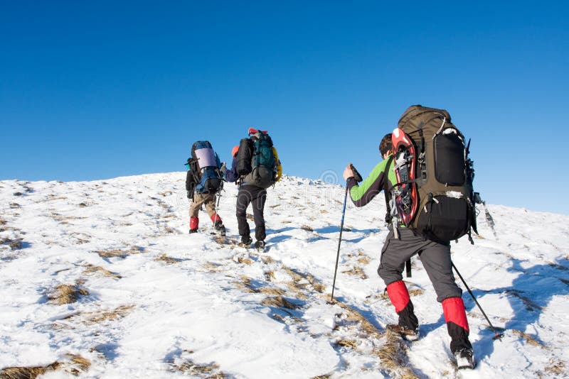 Hiker stock image. Image of climber, male, travel, mountaineering ...
